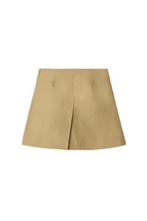 Burberry Cotton Twill Wrap Skirt