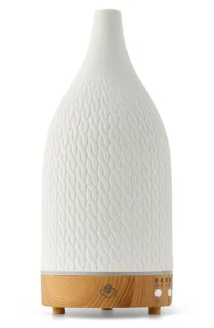 SERENE HOUSE Crochet Ceramic Ultrasonic Diffuser - White