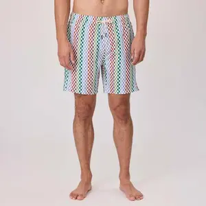 SNAPPER ROCK 4 Way Stretch Swim Short - Block Party