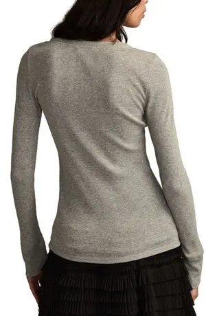 Lucky Brand Beaded Henley