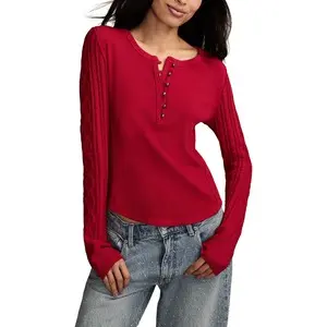 Lucky Brand Henley T-shirts For Women
