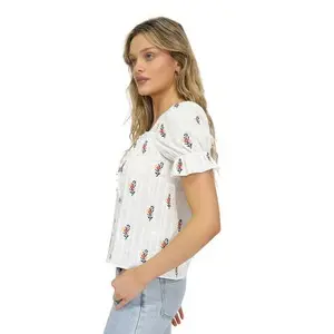 BELLE & BLOOM Wild Garden Floral Blouse