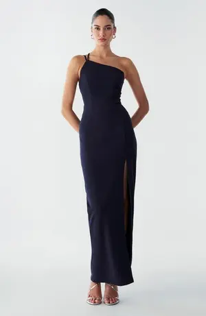BWLDR Boston Maxi Dress - Navy Blue