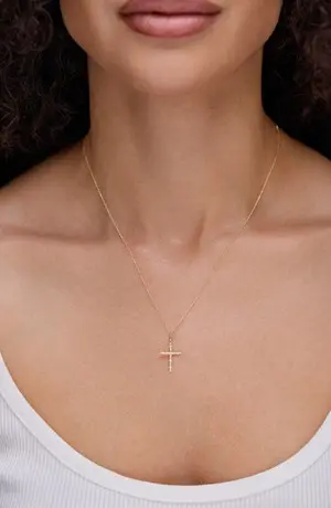 Bony Levy Solstice Diamond Cross Pendant