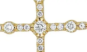Bony Levy Solstice Diamond Cross Pendant