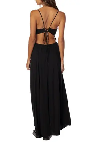 MAAJI Palm Grove Owen Embroidered Maxi Dress