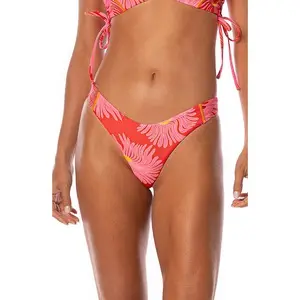 MAAJI Splendor Water Blossom Reversible Bikini Bottoms - Pink Overflow