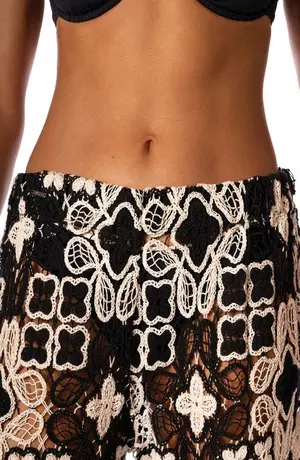 MAAJI Raisin Floral Crochet Cover-up Pants
