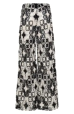 MAAJI Raisin Floral Crochet Cover-up Pants