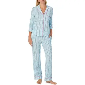 Kate Spade New York Print Pajamas - Blue/pink
