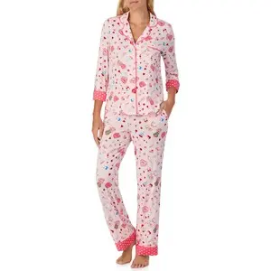 Kate Spade New York Print Pajamas - Pink Print
