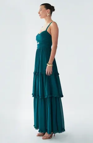 BWLDR Willow Maxi Dress - Teal