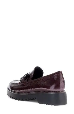 Gabor Lug-sole Loafer - Burgundy