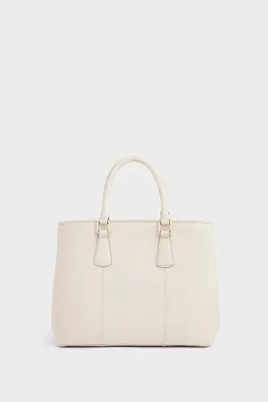 OSPREY LONDON The Adaline Leather Workbag - Dove