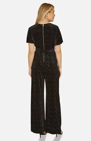 YUMI Sparkle Velvet Jumpsuit