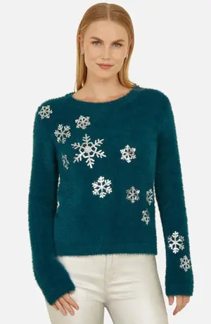 Yumi Sequined Knitwear For Women