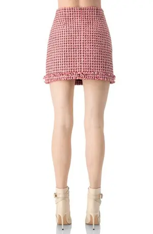IVONNE Tweed Mini Skirt