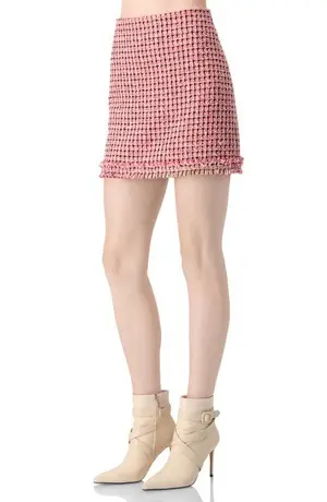 IVONNE Tweed Mini Skirt