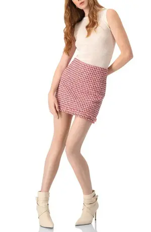 IVONNE Tweed Mini Skirt