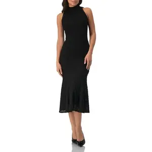 IVONNE Knitted Midi Dress