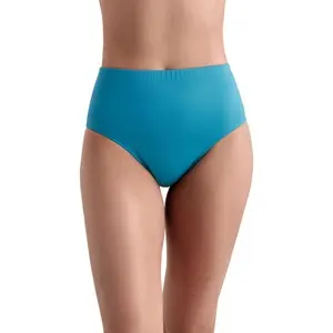 SHAPESOLVER Basic Brief Swimsuit Bottom - Turquoise