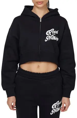 Good For Nothing Zip Up Sweatshirts Hoodies For Women