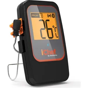 MAVERICK Ichef Extended Range Bluetooth Barbeque Thermometer - Black