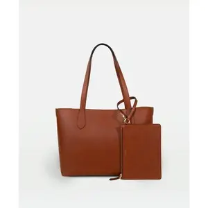 MODHER Elba Structured Tote - Brown