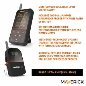 MAVERICK Extended Range Professional Wireless Thermometer