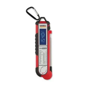 MAVERICK Pro-temp Professional Thermocouple Thermometer - Red