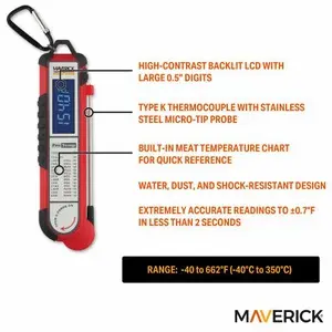 MAVERICK Pro-temp Professional Thermocouple Thermometer