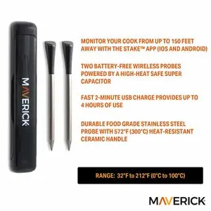 MAVERICK Stake Dual Probe Wireless Bluetooth Thermometer