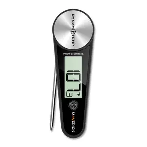 MAVERICK Dynamo Temp Thermocouple Food Thermometer - Black