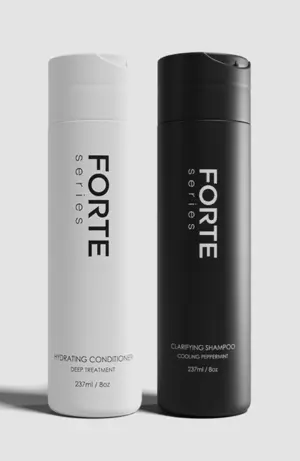 FORTE SERIES Essential Shower Duo Shampoo & Conditioner Set - White