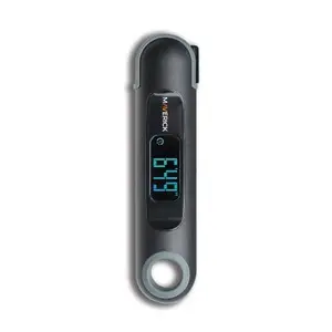 MAVERICK Temp & Time Reverse Lcd Thermocouple Thermometer - Black