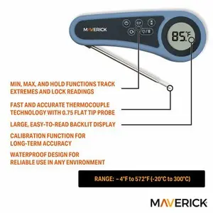 MAVERICK Rain Drop Waterproof Thermocouple Thermometer