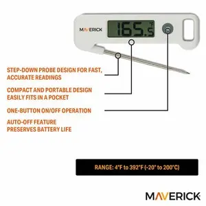 MAVERICK Folding Probe Digital Thermometer