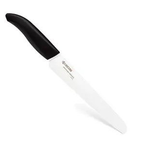 KYOCERA Revolution Ceramic 7 Inch Serrated Bread Knife - Black