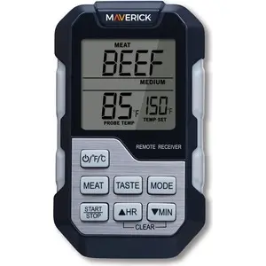 MAVERICK Single Probe Barbeque Thermometer And Timer - Black/grey