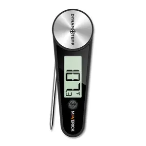 MAVERICK Dynamo Temp Instant Read Food Thermometer - Black