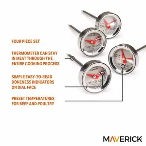 MAVERICK Mini Steak & Chicken Thermometer Set
