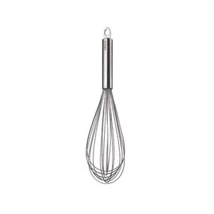 CUISIPRO 10 Inch Stainless Steel Balloon Whisk - Silver