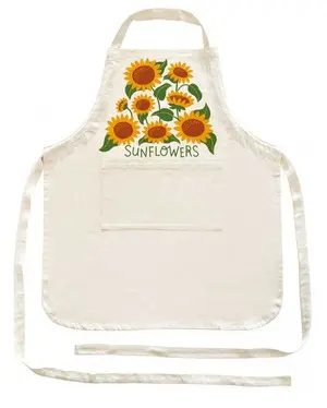 THE NEIGHBORGOODS Sunflower Apron - Beige
