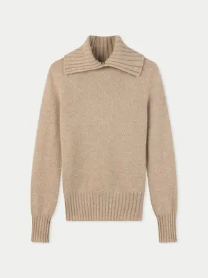 Gobi Cashmere Collared Knitwear For Women