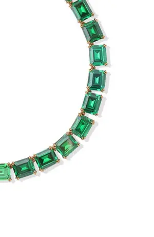RETRO CHIC Zirconia Statement Necklace