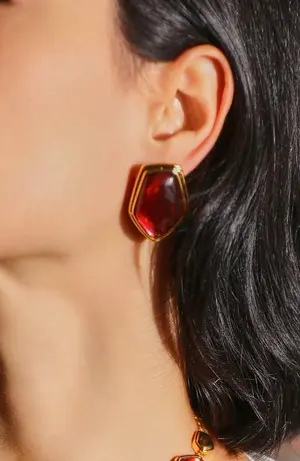 RETRO CHIC Rome Velvet Earrings