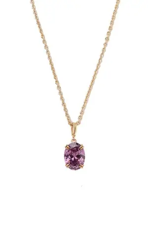 RETRO CHIC Grape Glow Pendant - Purple & Gold