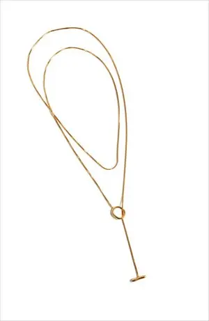 RETRO CHIC Whispers Vine Chain Necklace - Gold