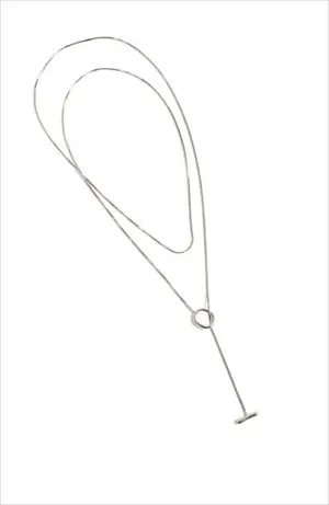 RETRO CHIC Whispers Vine Chain Necklace - Silver