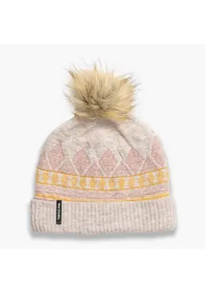 Turtle Fur Ellen Pom Beanie - Oat
